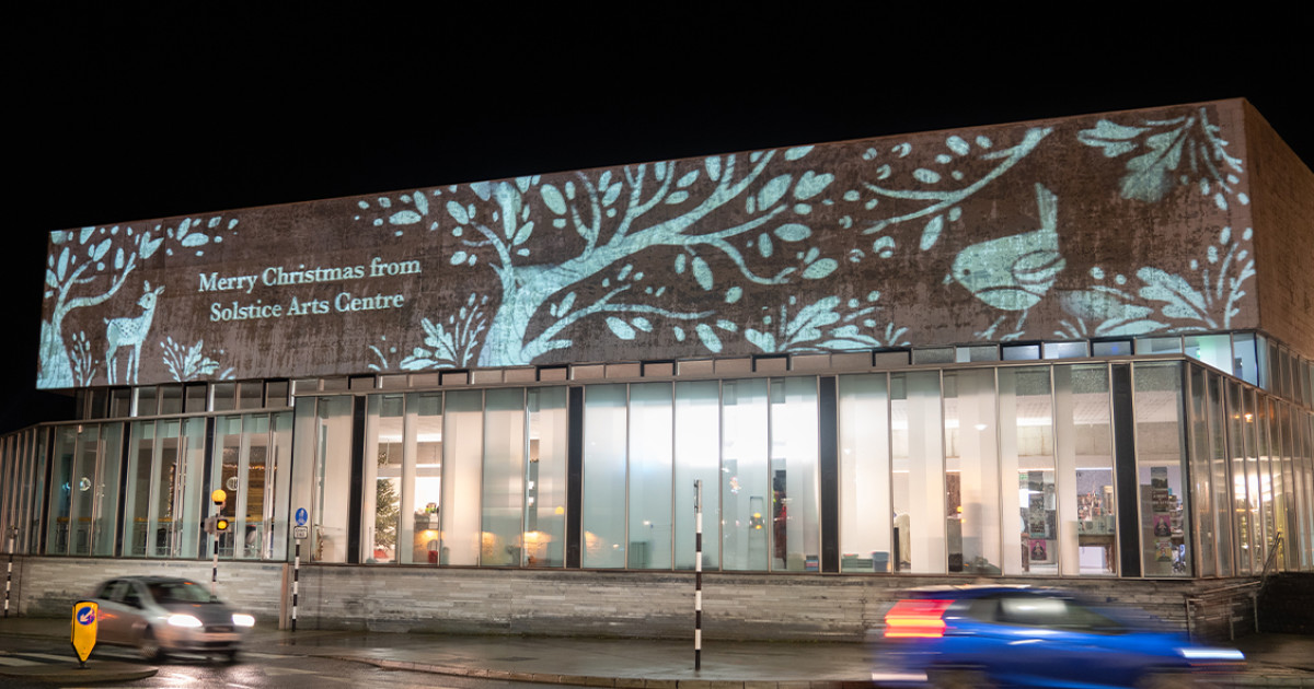 Solstice Arts Centre | Project your drawings on the Solstice building ...